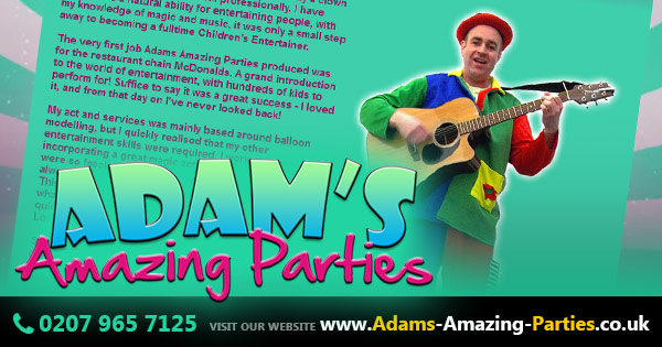 Professional Party Entertainers and Event Organiser - Adam's Amazing ...